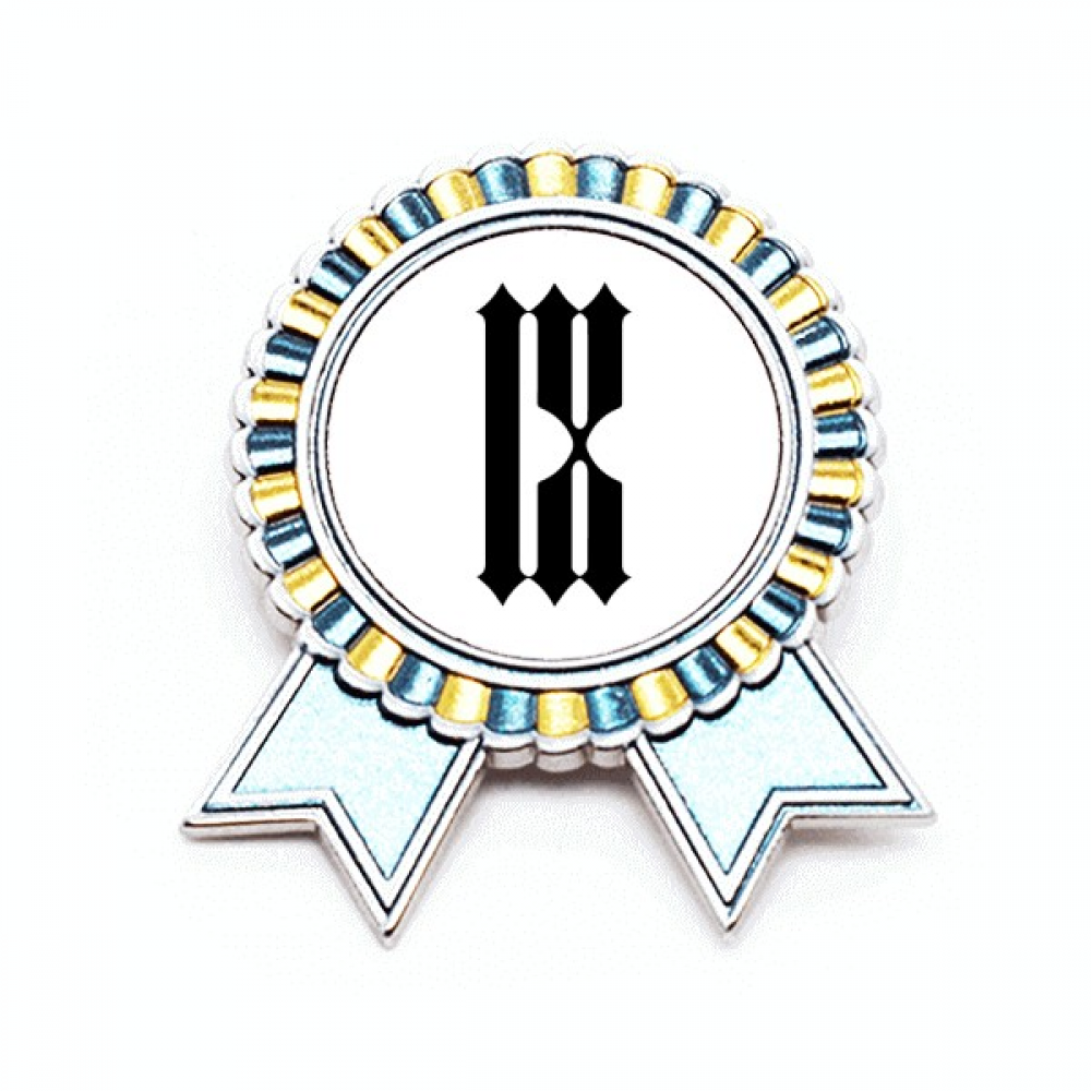 roman numerals nine in black Badge Brooch Pin Winner Award Medal ...