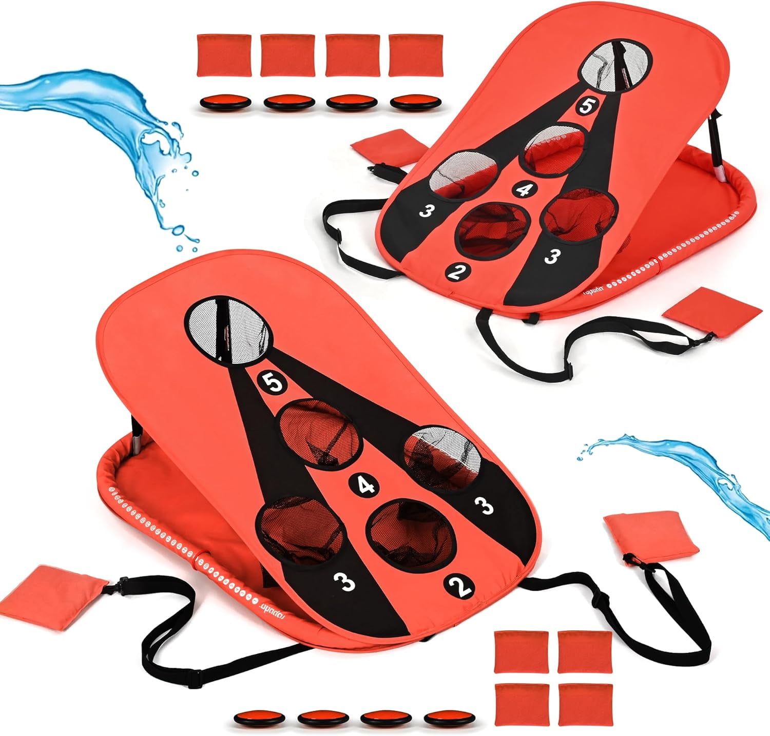 ropoda Pool Cornhole Board Set, 3ft x 2ft Corn Hole Games for Adults ...