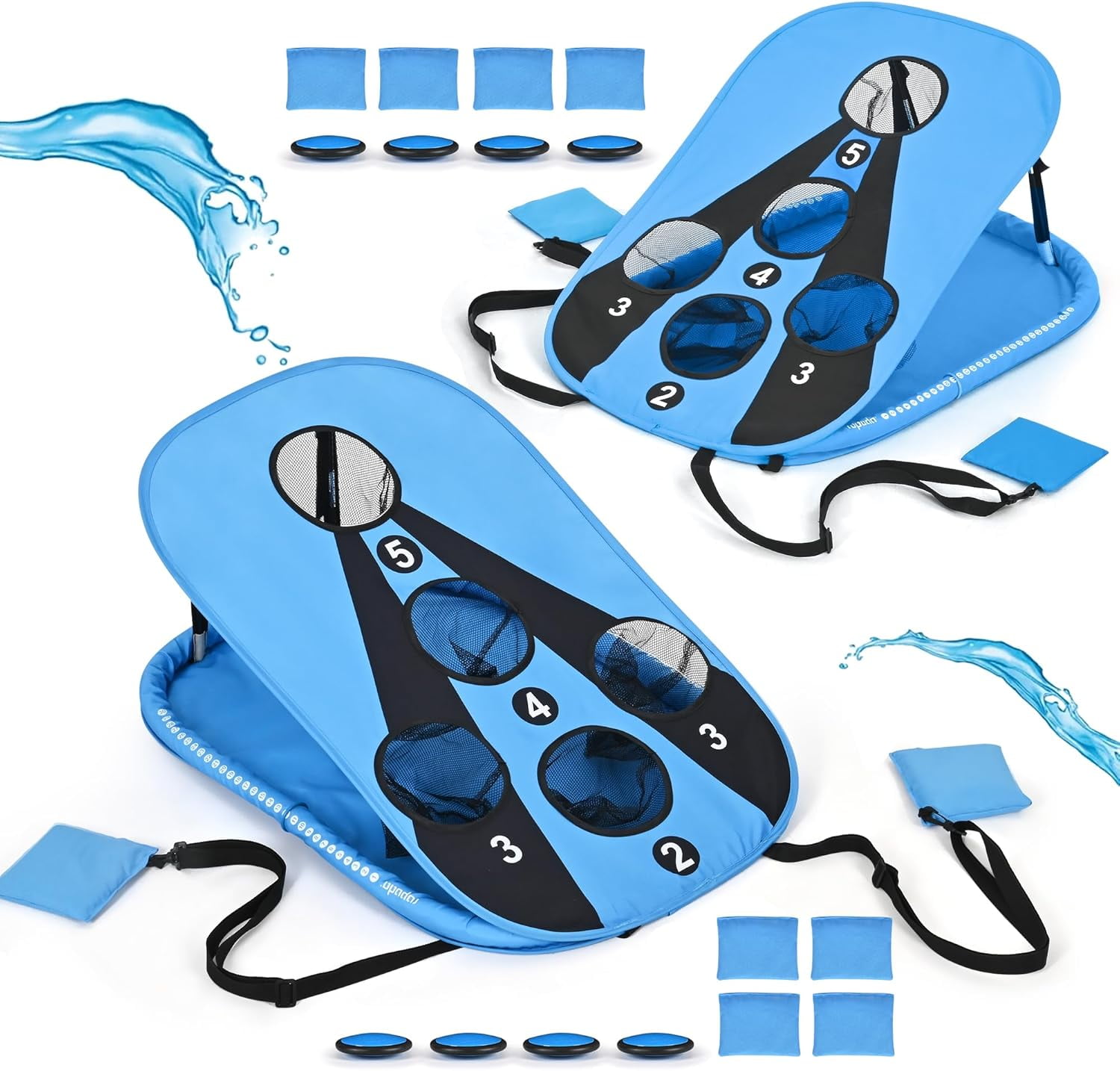 ropoda Pool Cornhole Board Set, 3ft x 2ft Corn Hole Games for Adults ...