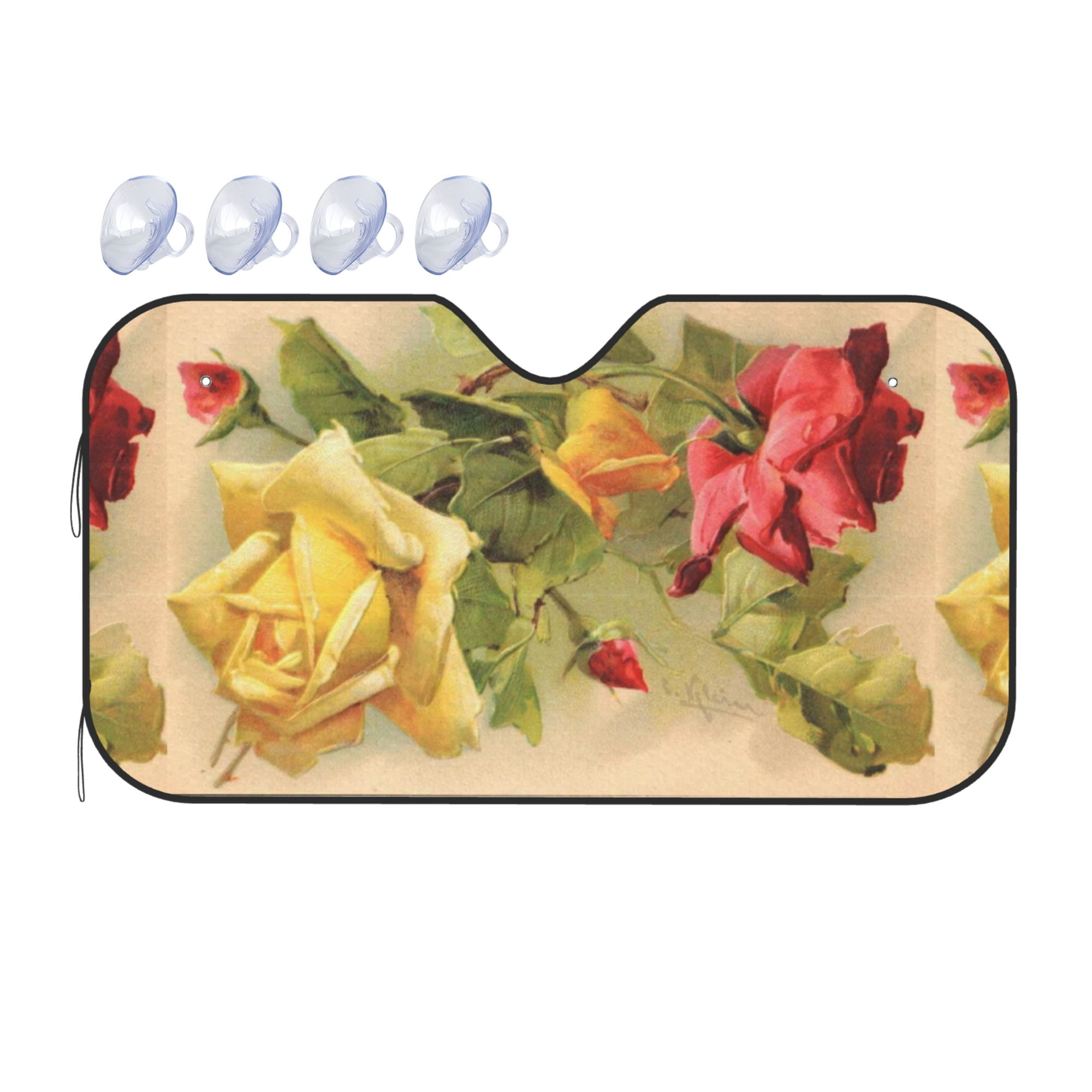 roses catherine klein 1-Piece Car Front Window Sunshade-Foldable for ...