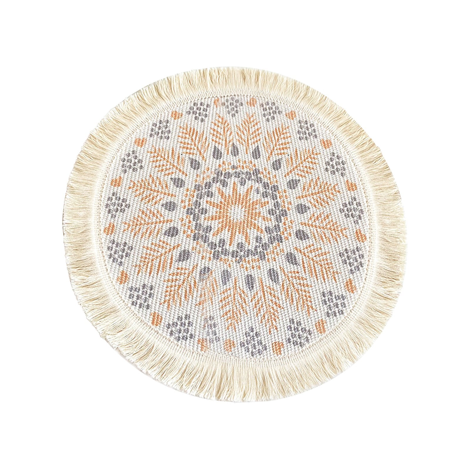 round Place Mats Woven Place Mats for 4 Table Place Mats Modern Dining ...