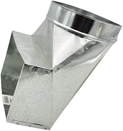 round to oval elbow boot | galvanized sheet metal oval to round 90 ...