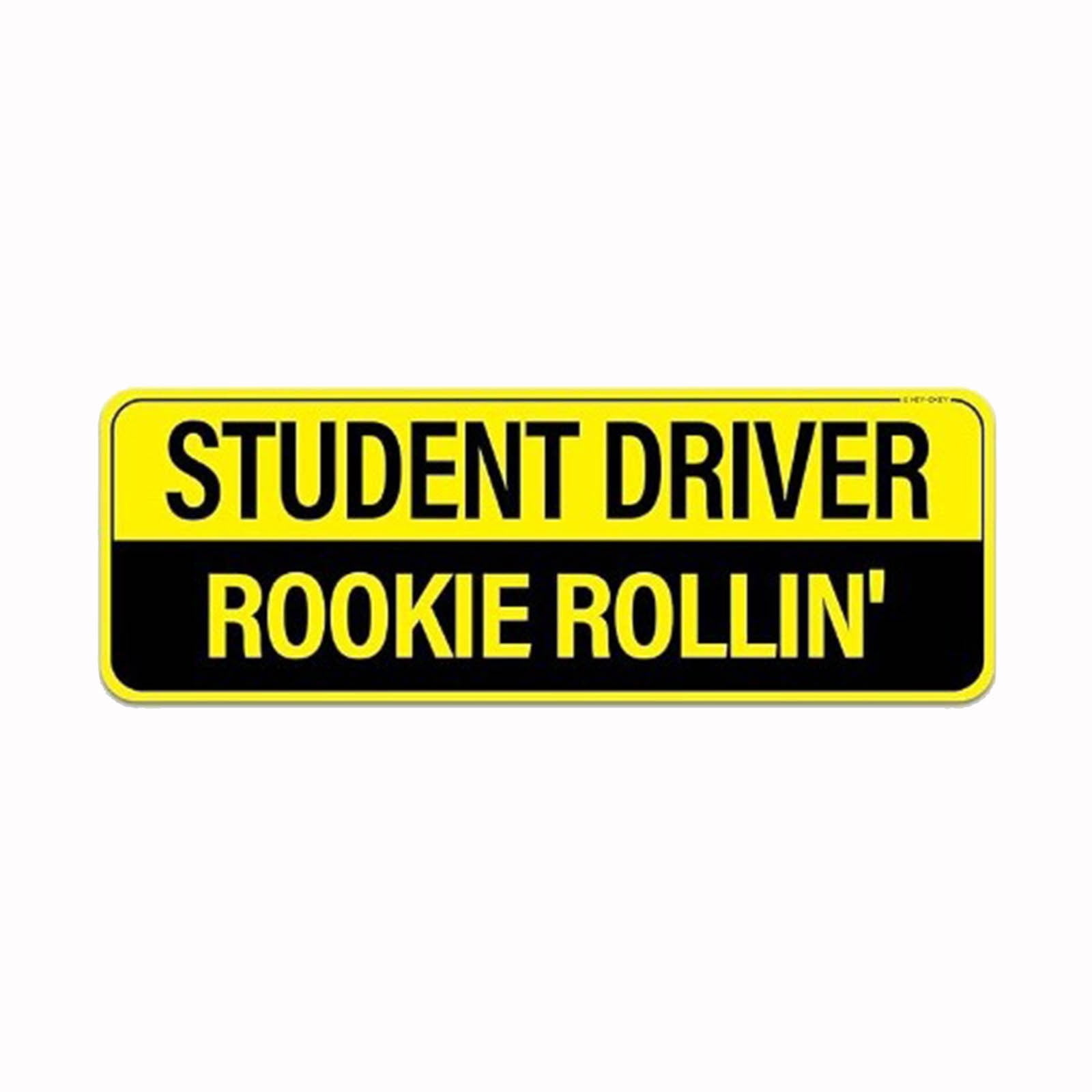 rourlinge Student Drivers Car Bull Bars Sticker Novice Newbie Secure ...