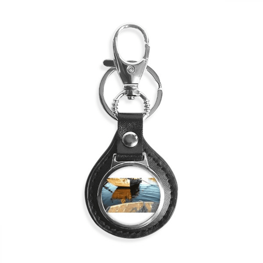 rowing boat art deco fashion key link chain keyholder finder hook metal ...
