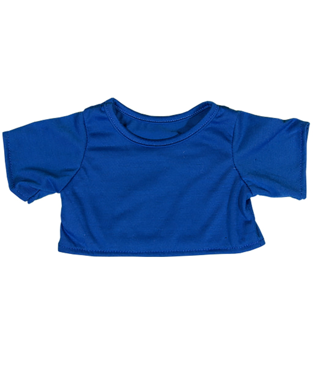 royal blue t-shirt teddy bear clothes fits most 14"-18" build-a-bear ...