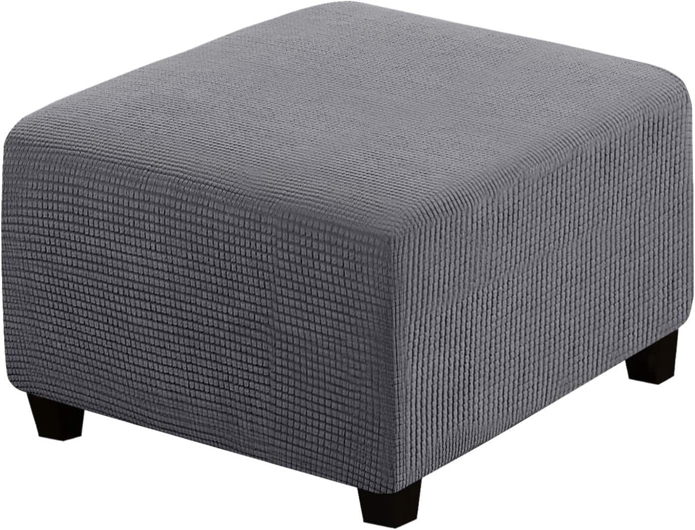 rtcvhjb Square Jacquard Ottoman Covers Ottoman Slipcovers Folding ...
