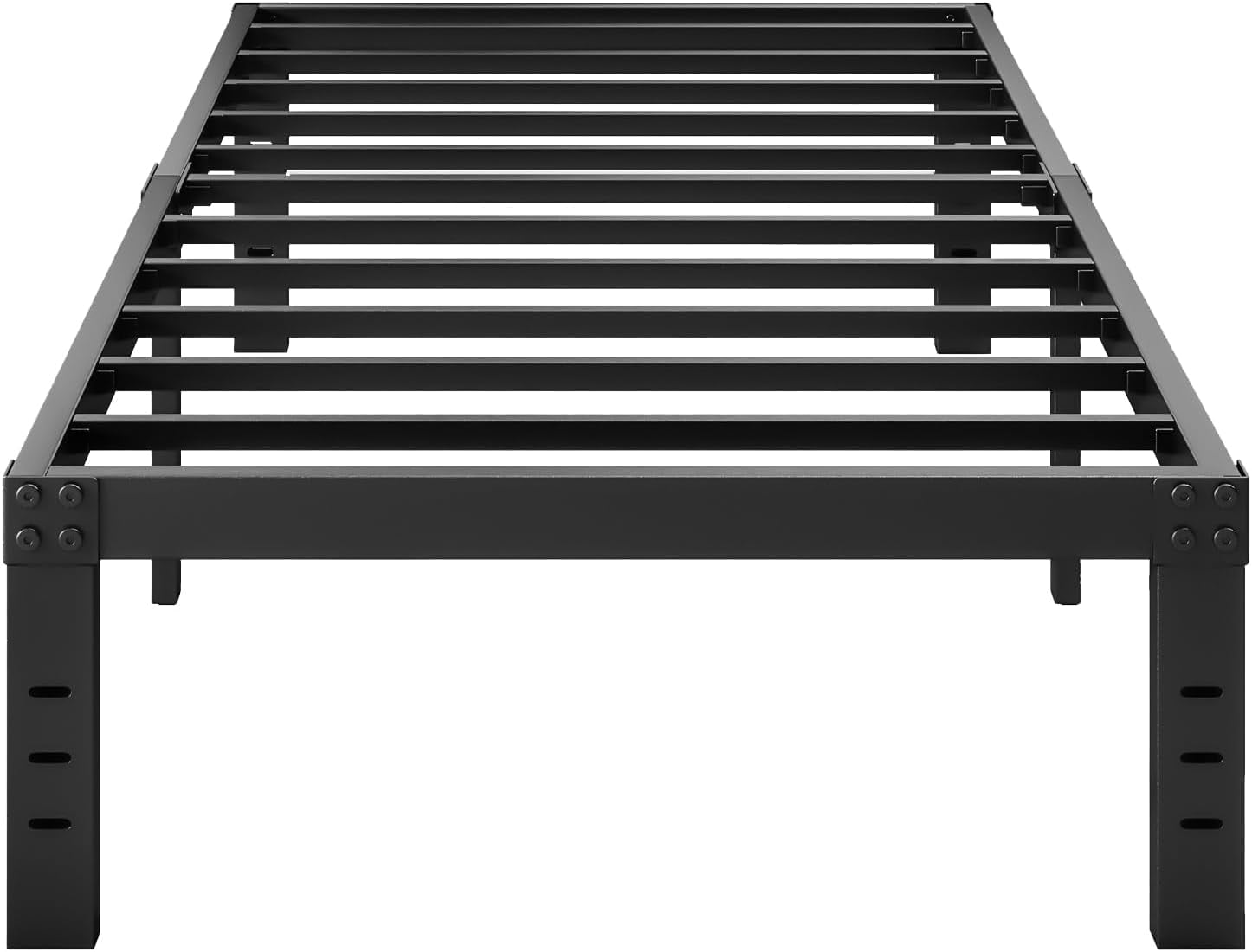 rtfvghb 18 Inch High Twin Bed Frame IYTDJNB Box Spring Needed Platform ...