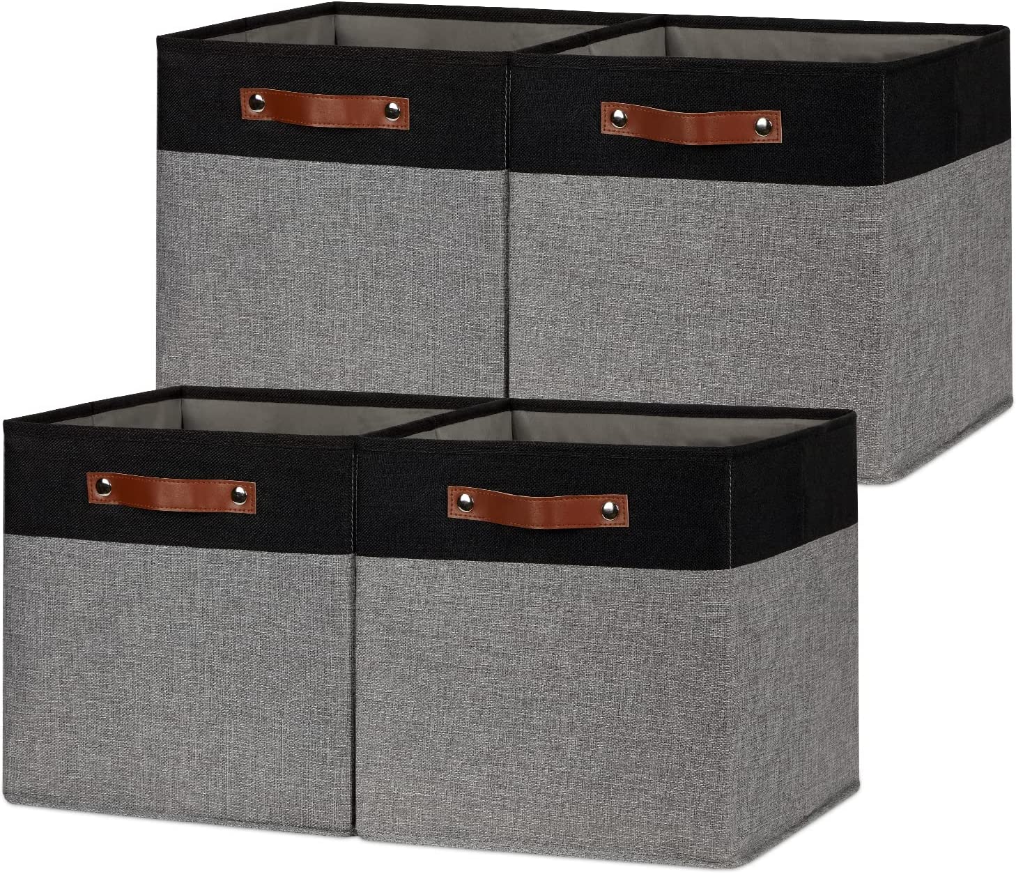 rtyvcg 11x11 Storage Cubes Collapsible Sturdy Cube Storage Bins With ...