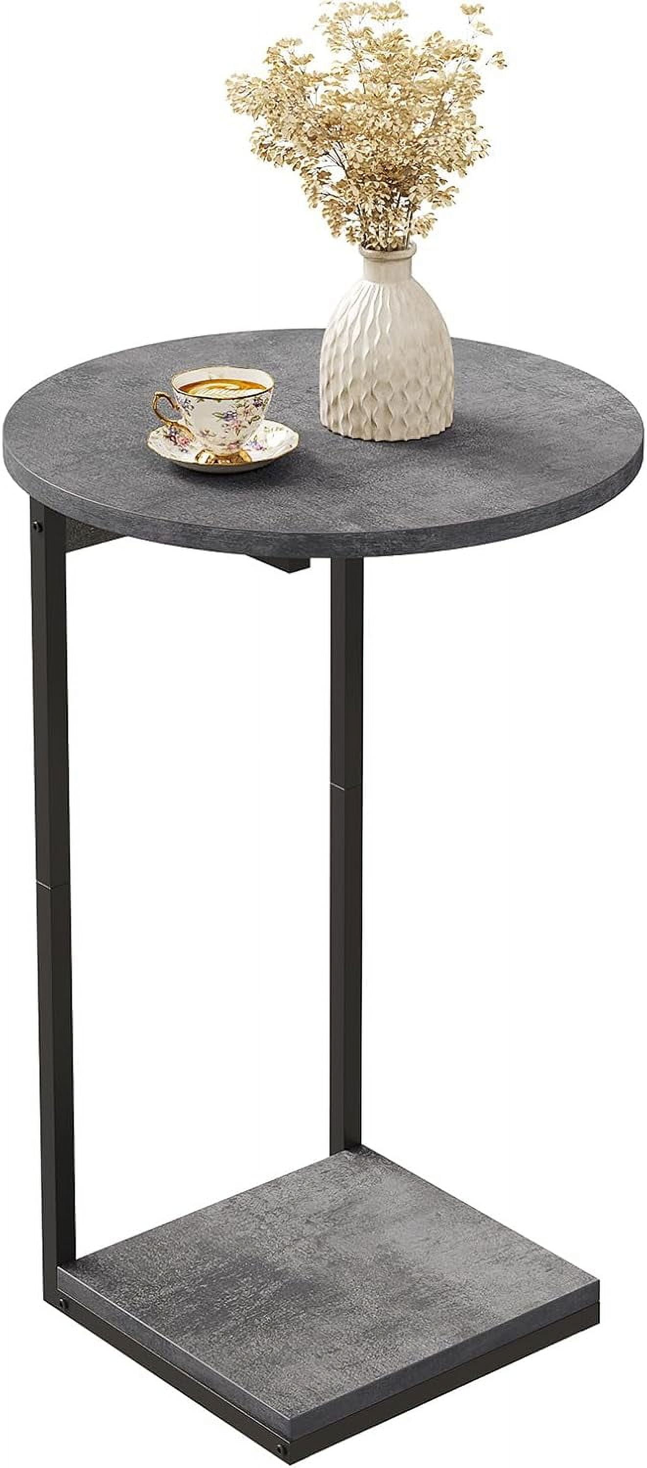 rtyvcg Side Table Living Room Small End Table for Small Space 25.6" C ...