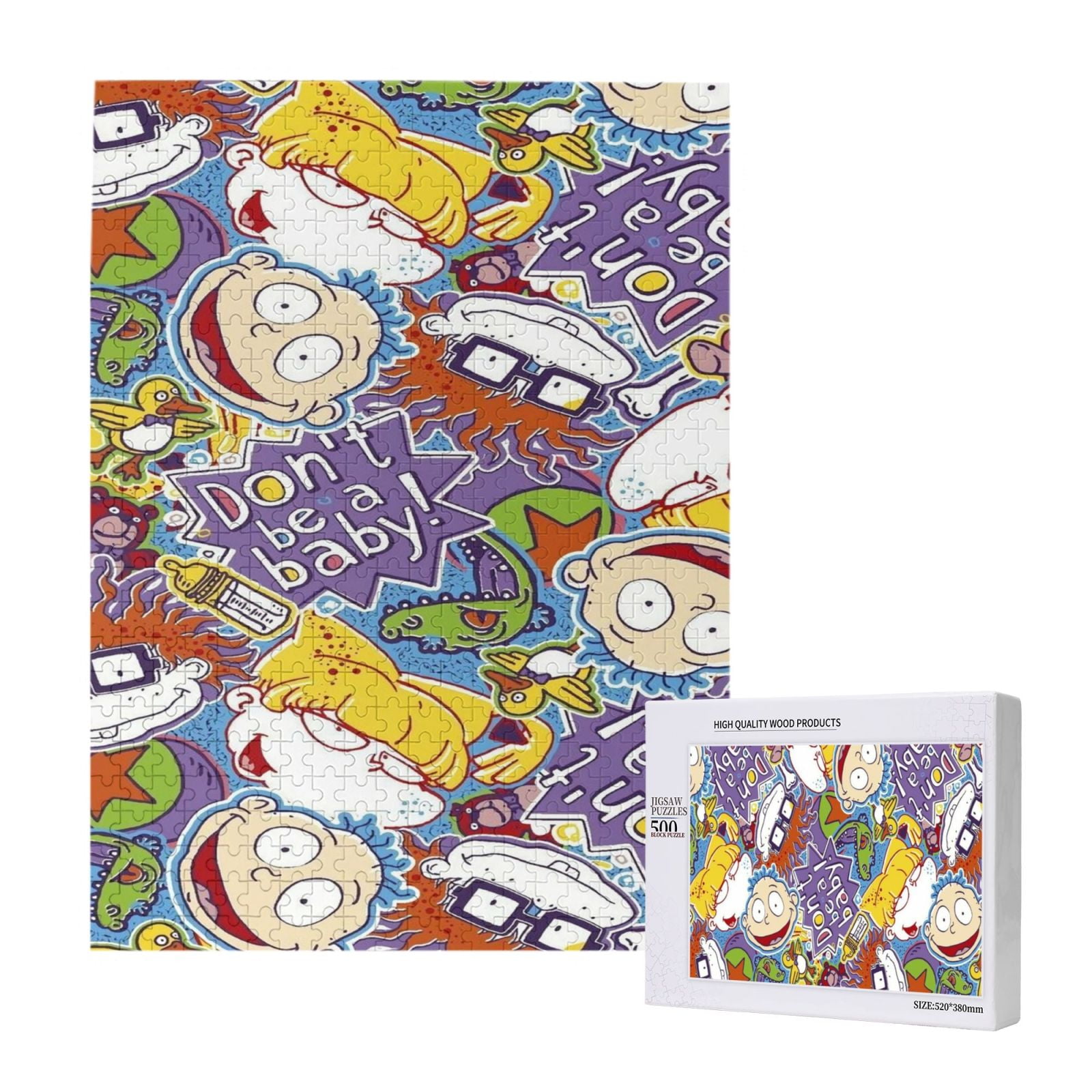 rugrats Jigsaw Puzzle Interactive Brain Teaser Board Game for Adults ...