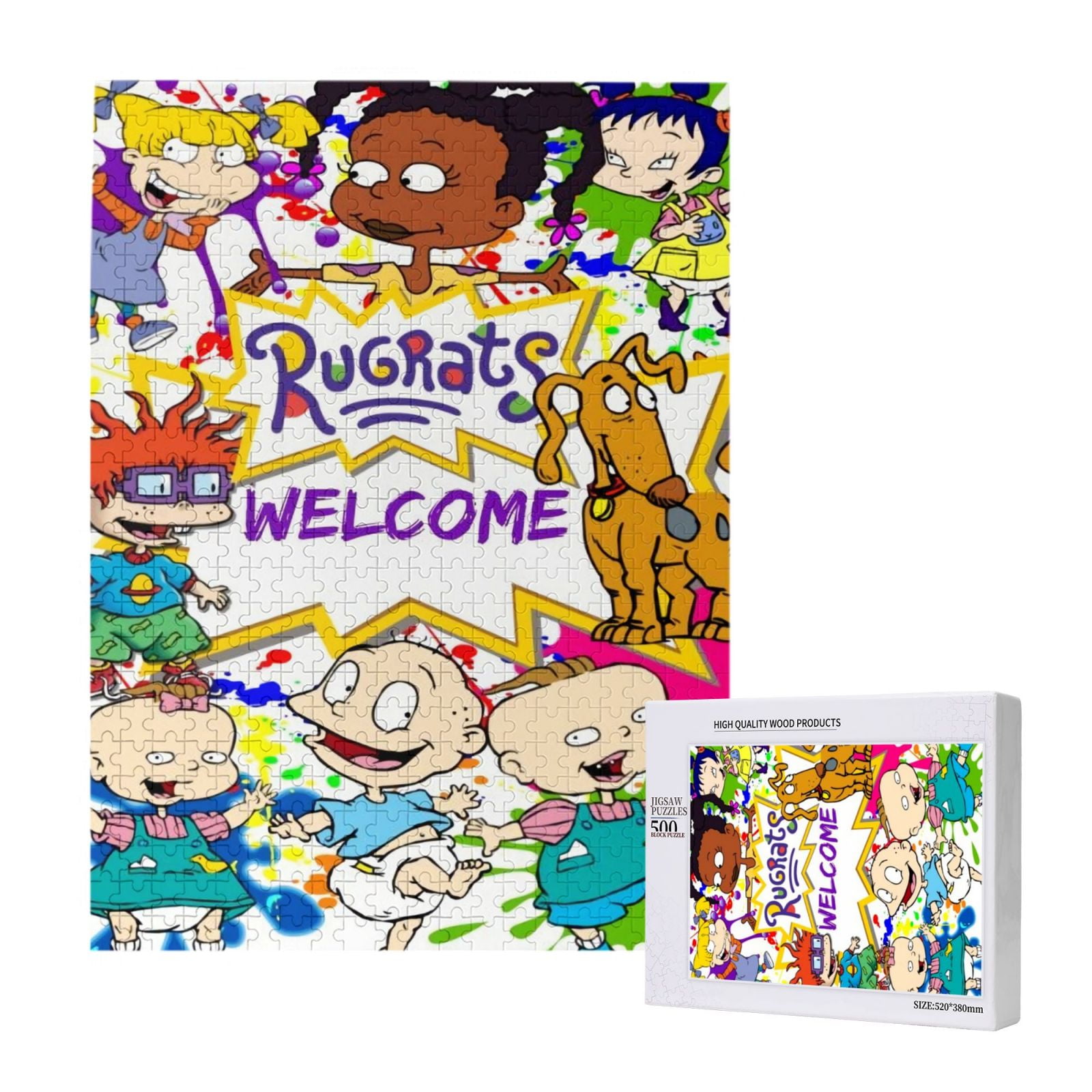 rugrats Jigsaw Puzzle Interactive Brain Teaser Board Game for Adults ...