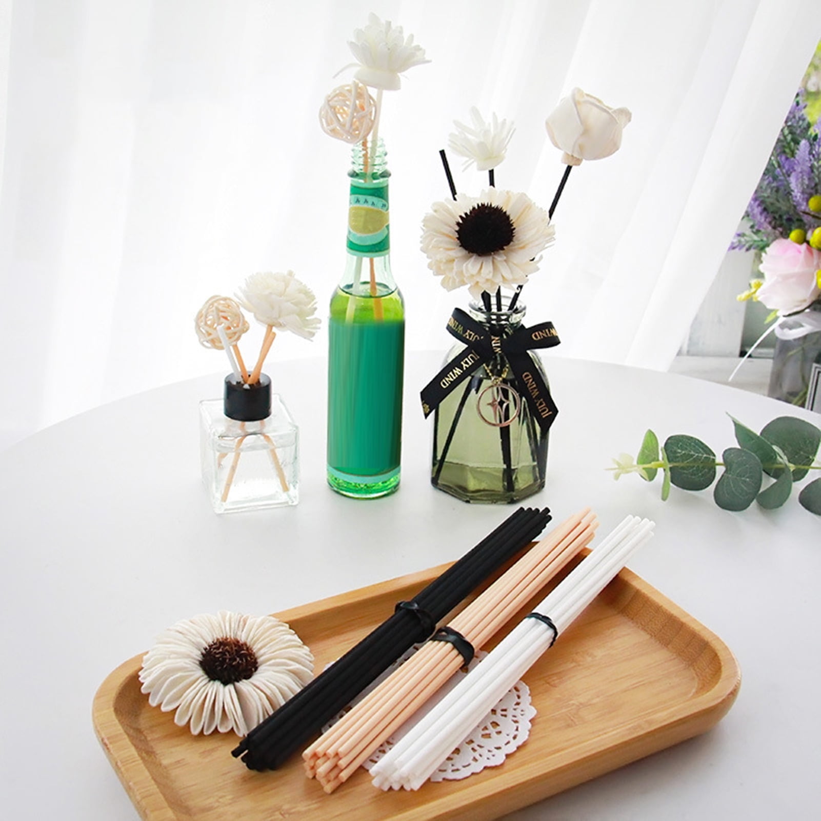 ruhuadgb 20Pcs Aromatherapy Diffuser Stick Extra Thick DIY Handmade ...