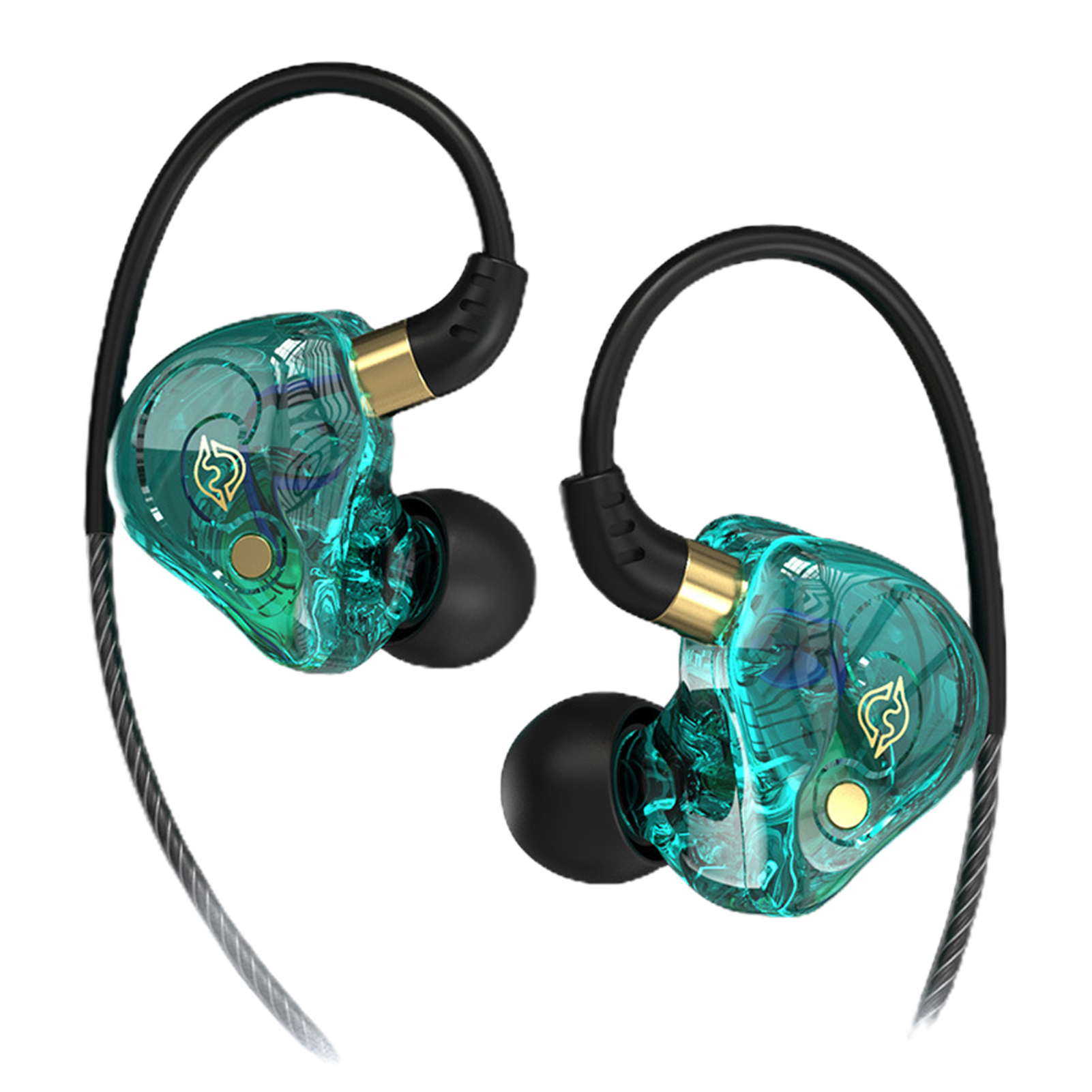 ruhuadgb Computer Gaming Headset 3.5mm Jack In-ear Wired Headphone with ...