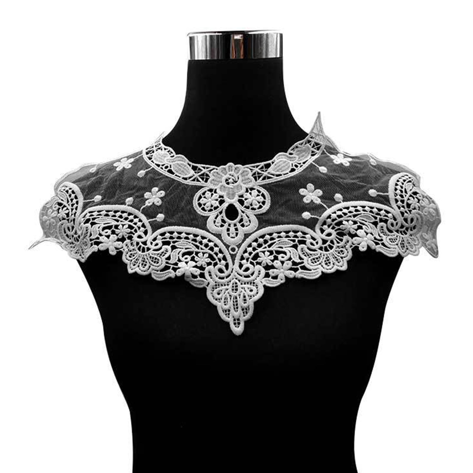 ruhuadgb Fake Collar,phoe Lace Fake Collar Hollow Applique for Sewing ...
