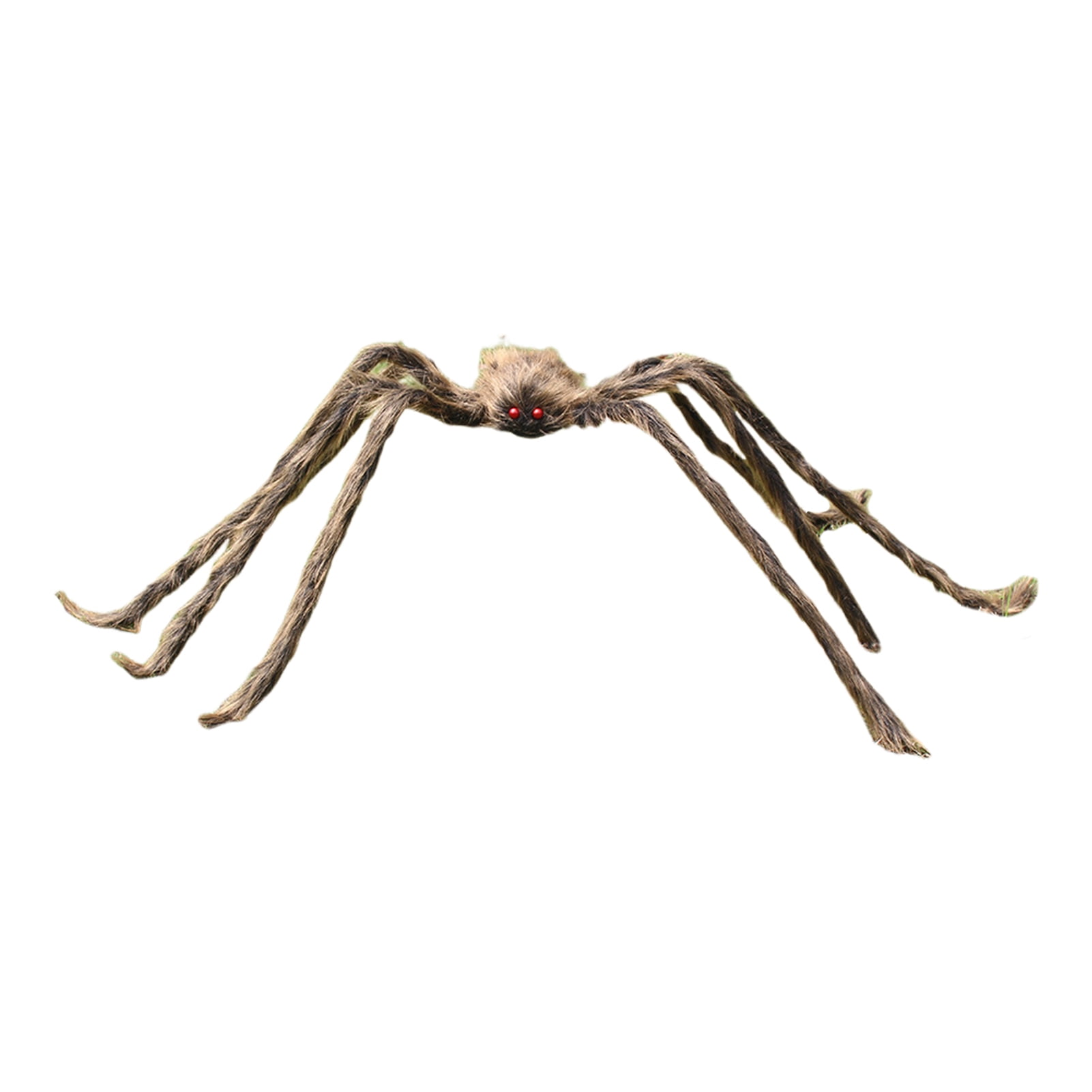 ruhuadgb Giant Halloween Hairy Spider with Red Eyes Scary Realistic ...