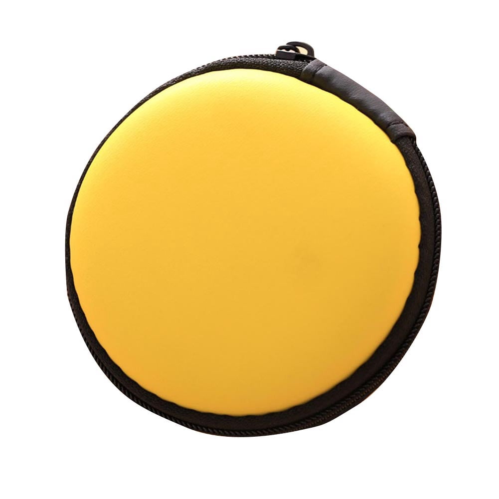 ruhuadgb Mini Portable Round Earphone Cable USB Data Cord Storage Bag ...