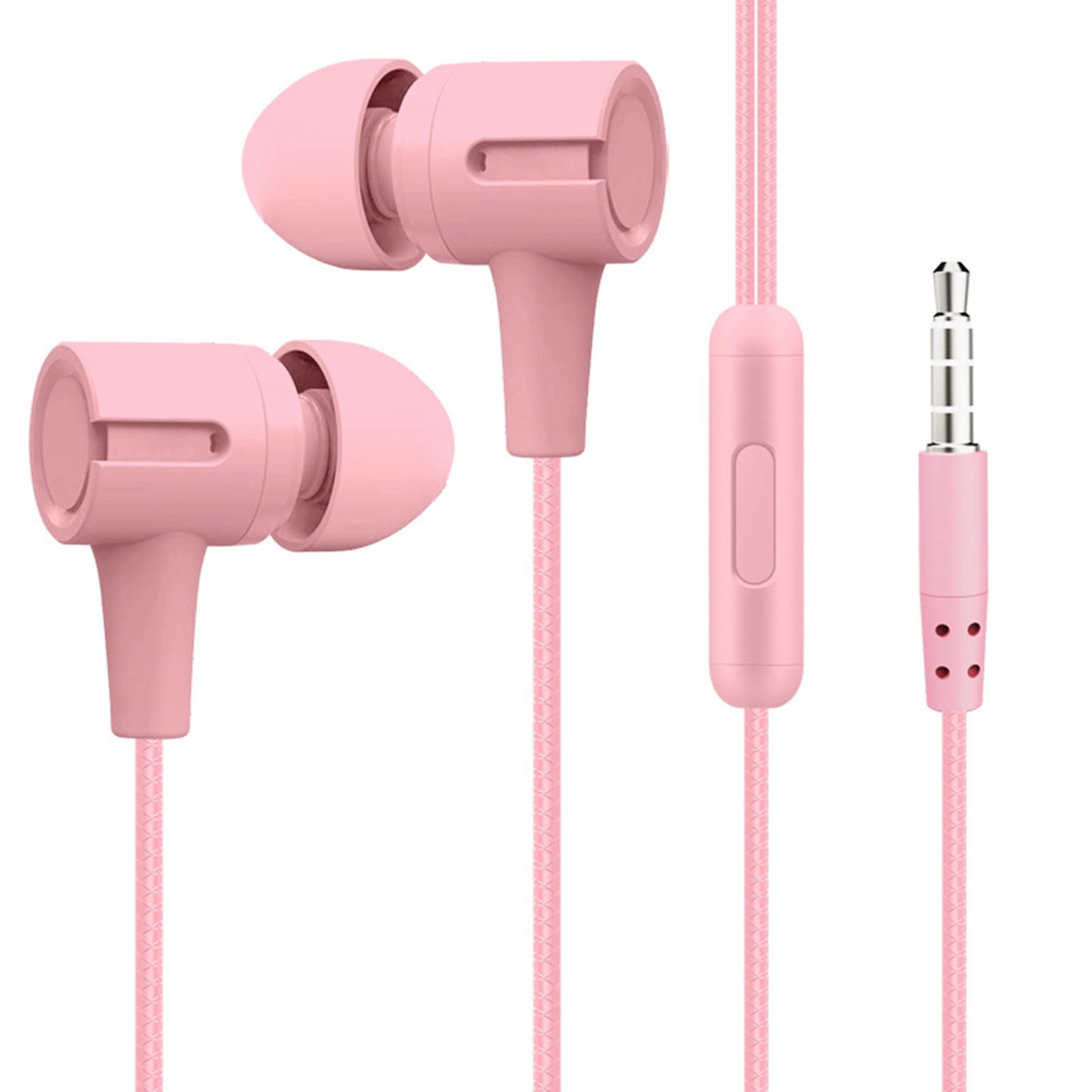 ruhuadgb Wired Earphone Macaroon In-ear Stereo Surround with Microphone ...