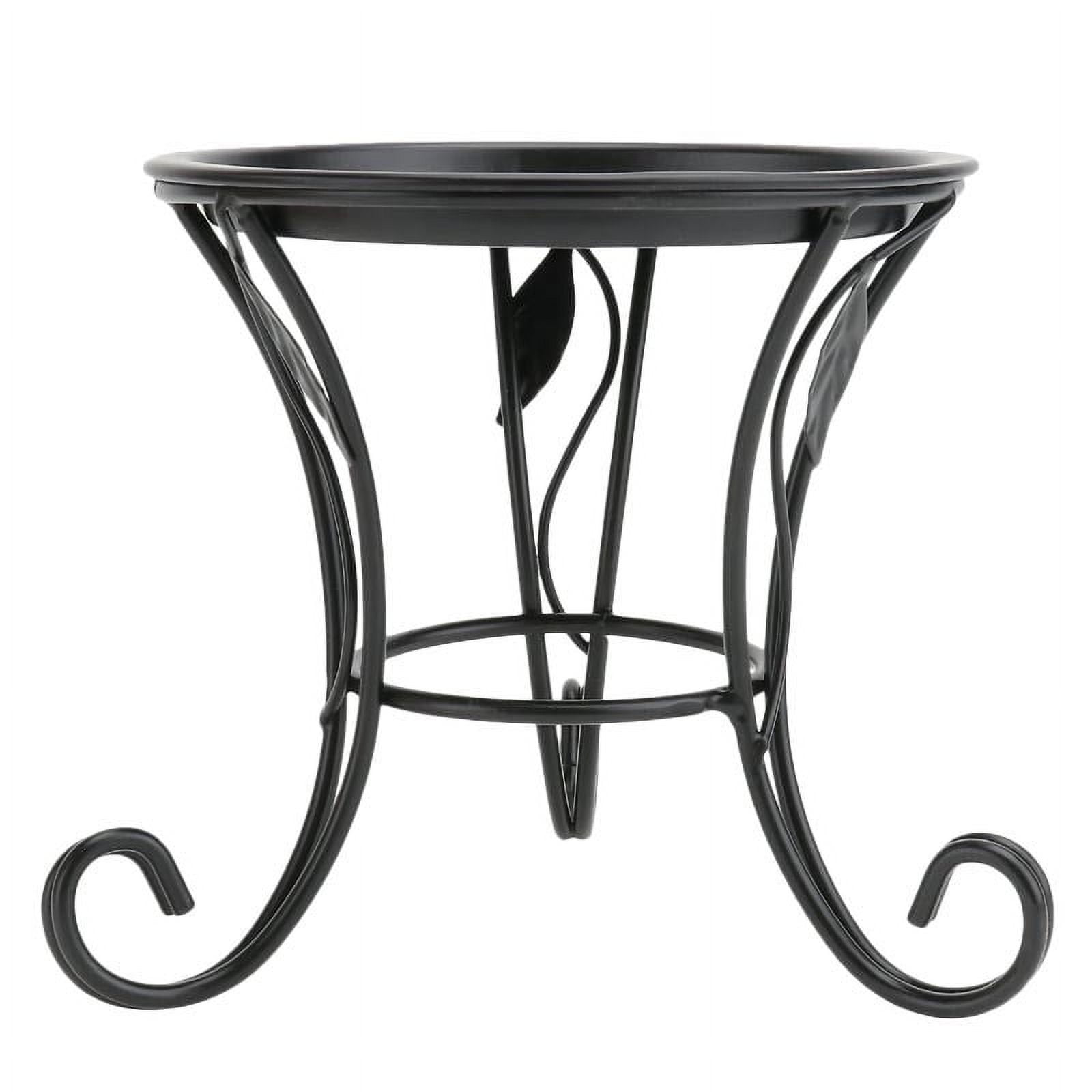 ruiheuyx Outdoor Side Tables, Weather Resistant Metal Patio Side Table ...