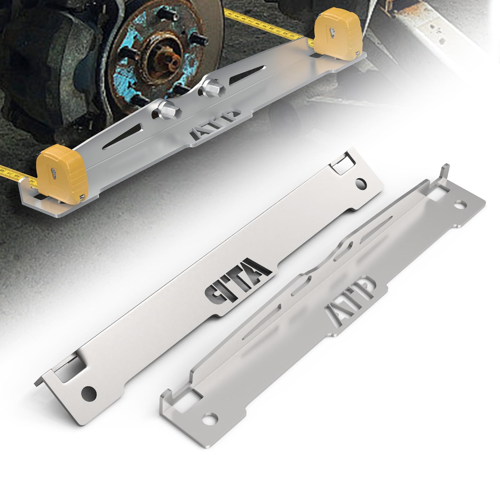 ruiru bro 2 Pcs Wheel Toe Alignment Tool Plate,Provides Accurate Wheel ...