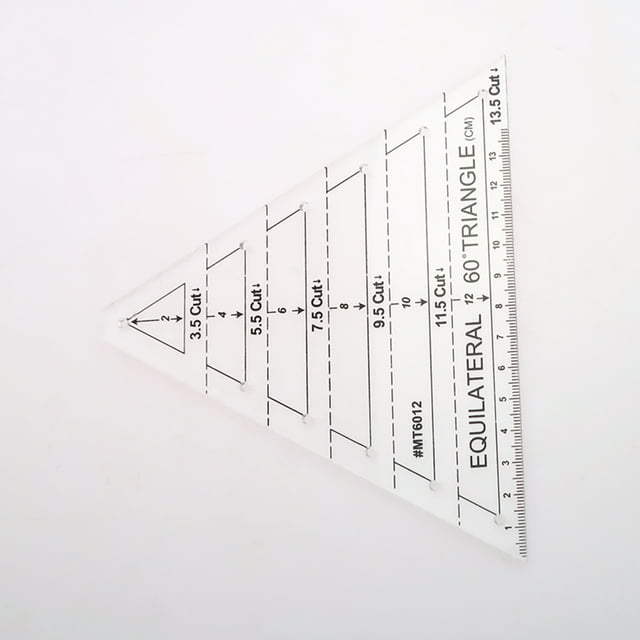 ruler for sewing Patchwork Ruler 60 Degree Triangle Quilting Ruler ...