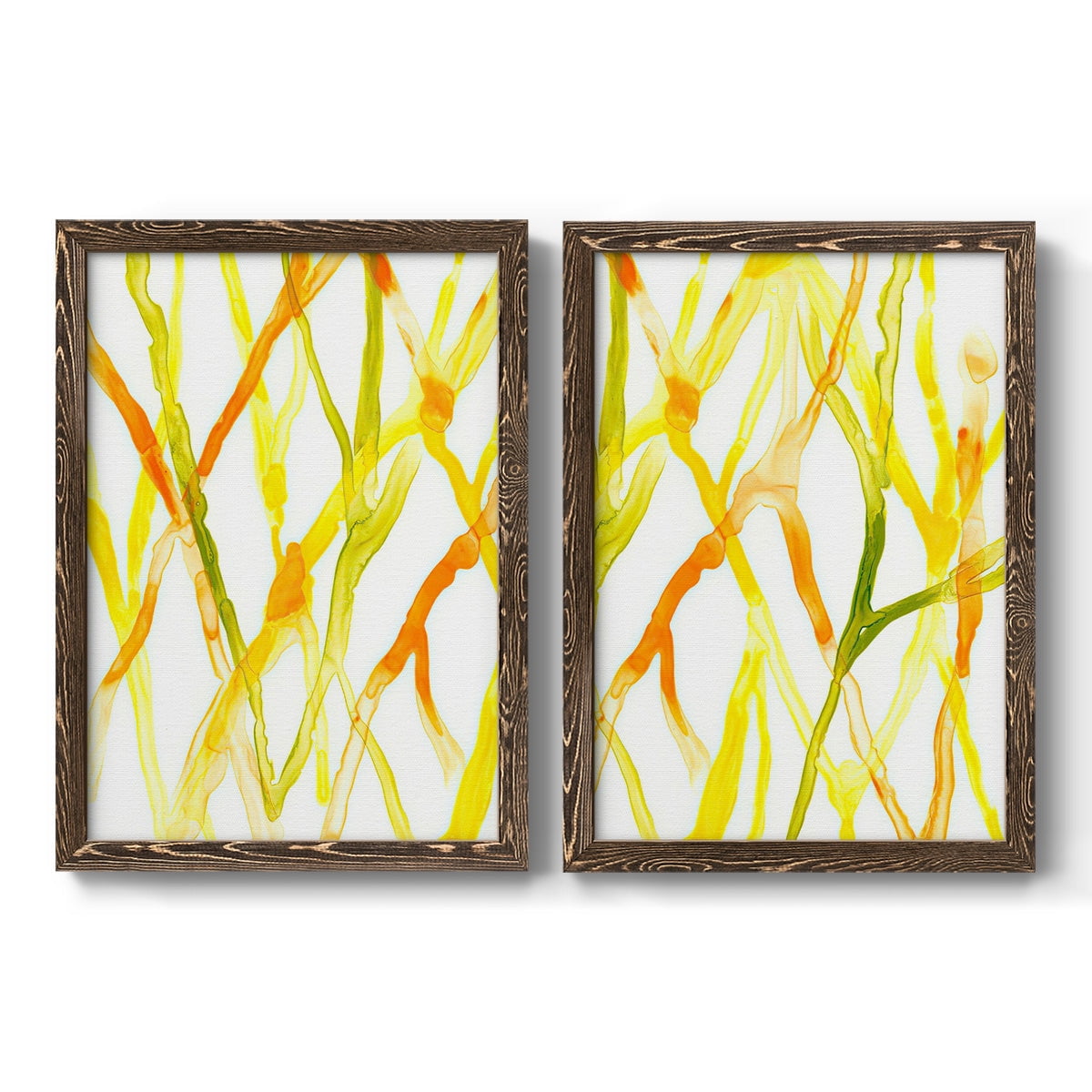 Runnel III - Premium Framed Canvas 2 Piece Set - Ready to Hang ...