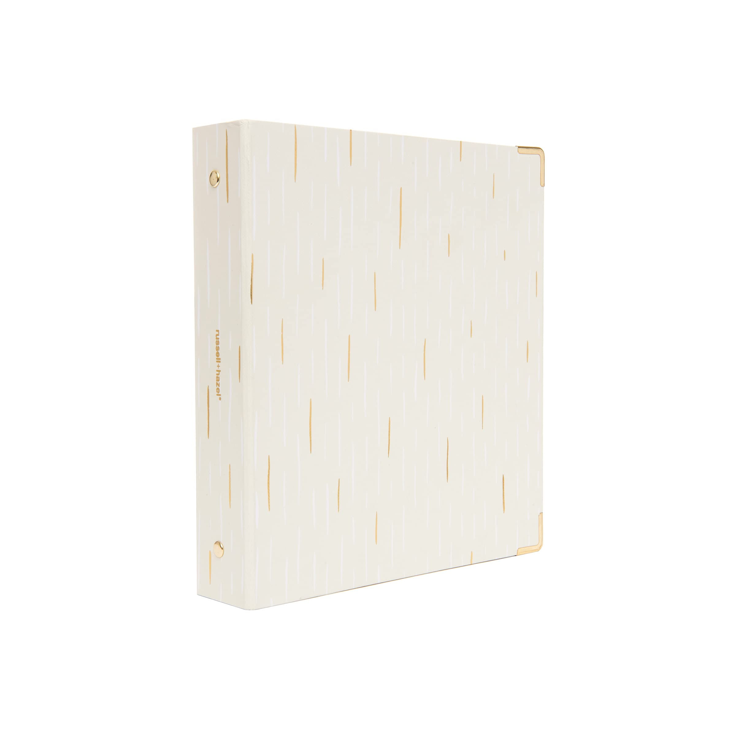 russell+hazel Mini Binder in Birr, 8” by 9”, Small Binder for Work Bag ...