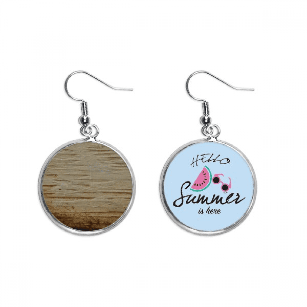 rust rusty rough iron texture vintage earring drop summer watermelon ...