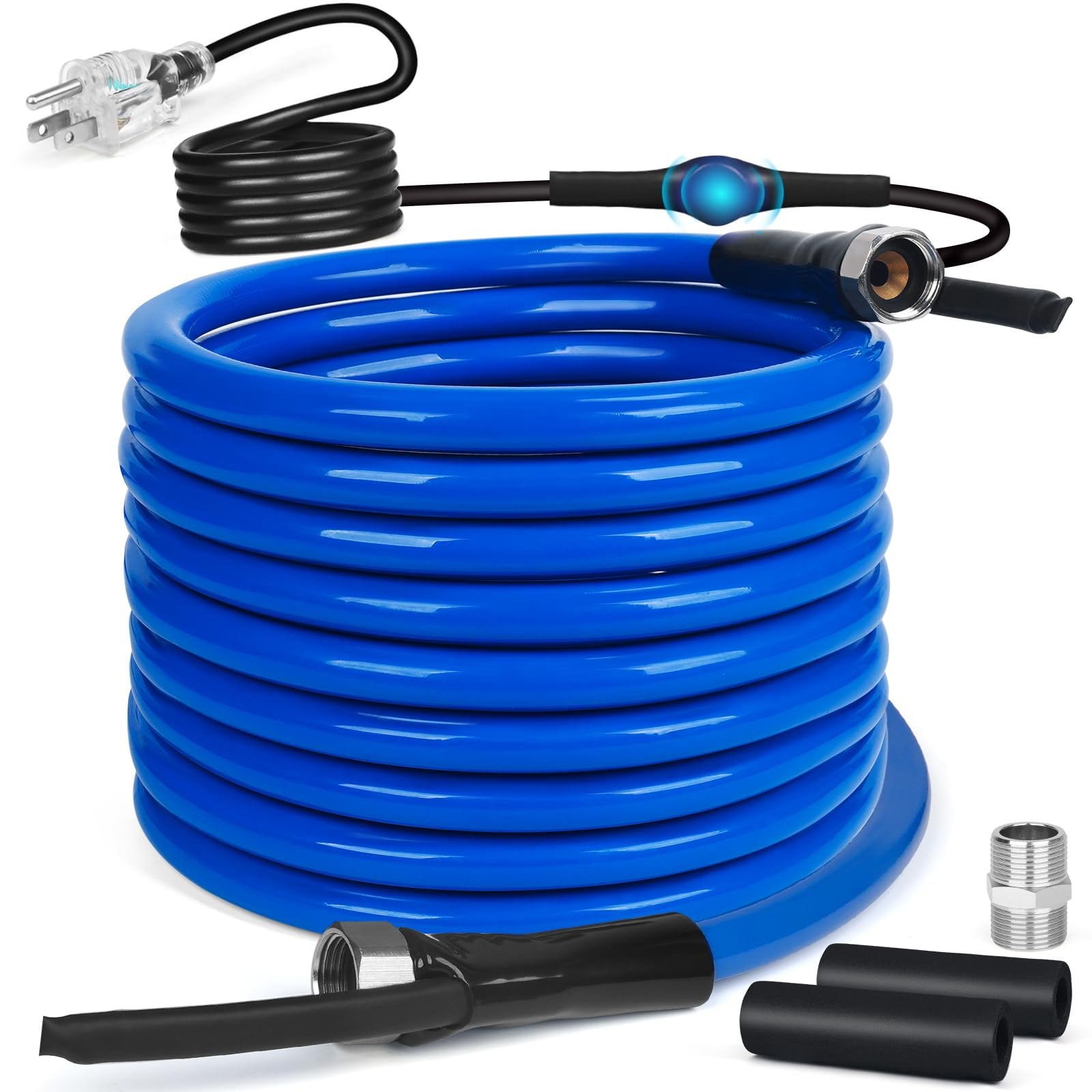 100 FT Heated Water Hose for RV -45 ℉ Antifreeze Drinking Garden Hose ...