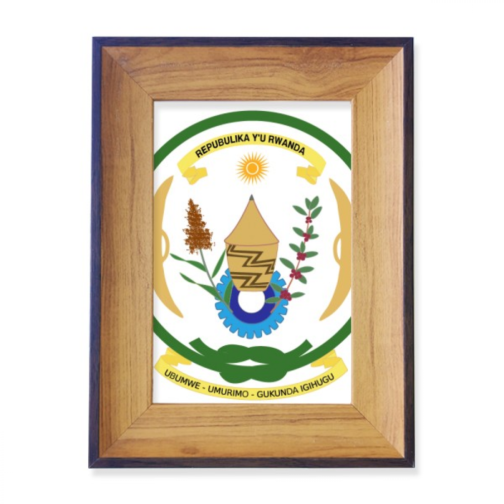 rwanda afnational emblem photo frame exhibition display art desktop ...