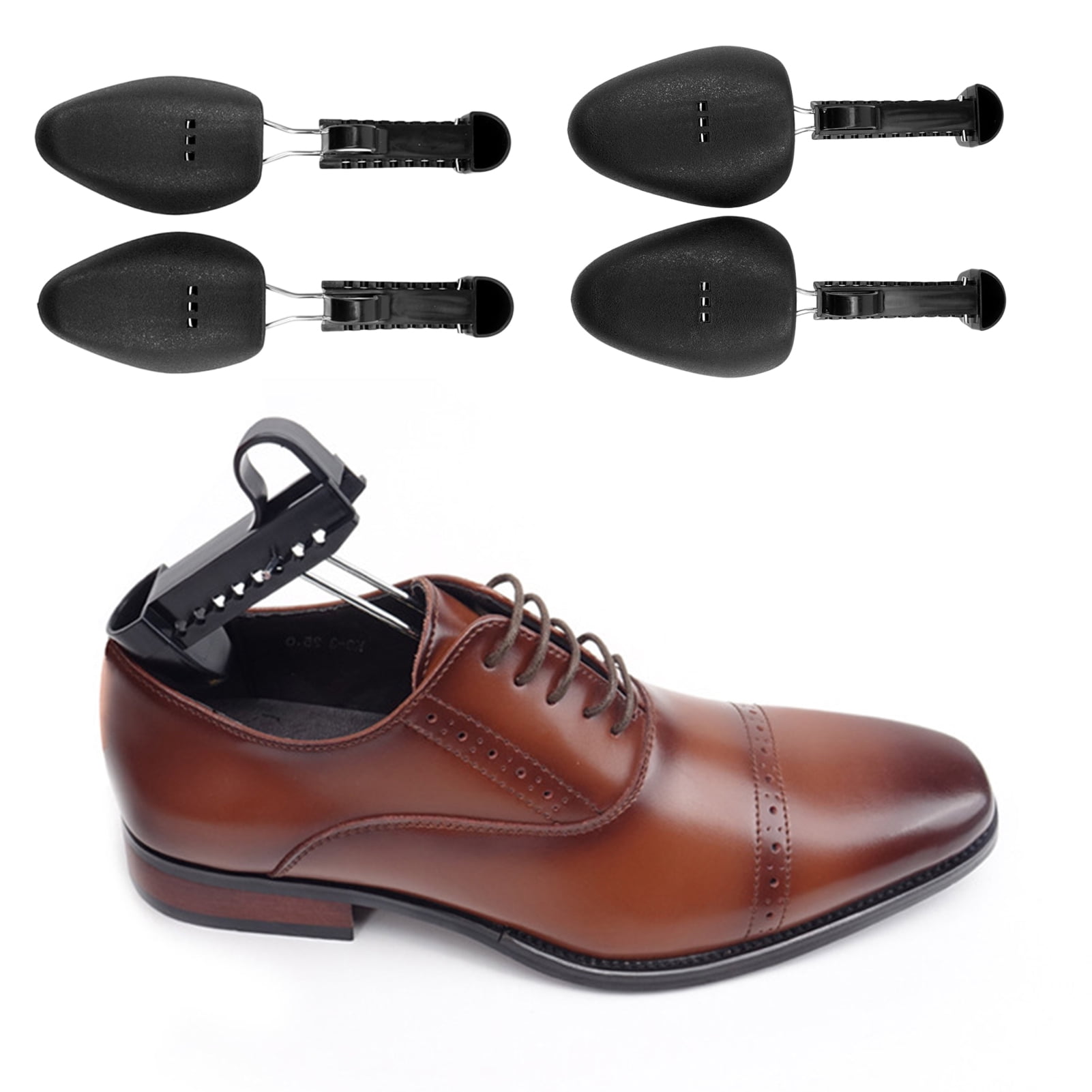 rygai 1 Pair Shoe Trees Adjustable Length Multi-holes Ultralight Matte ...