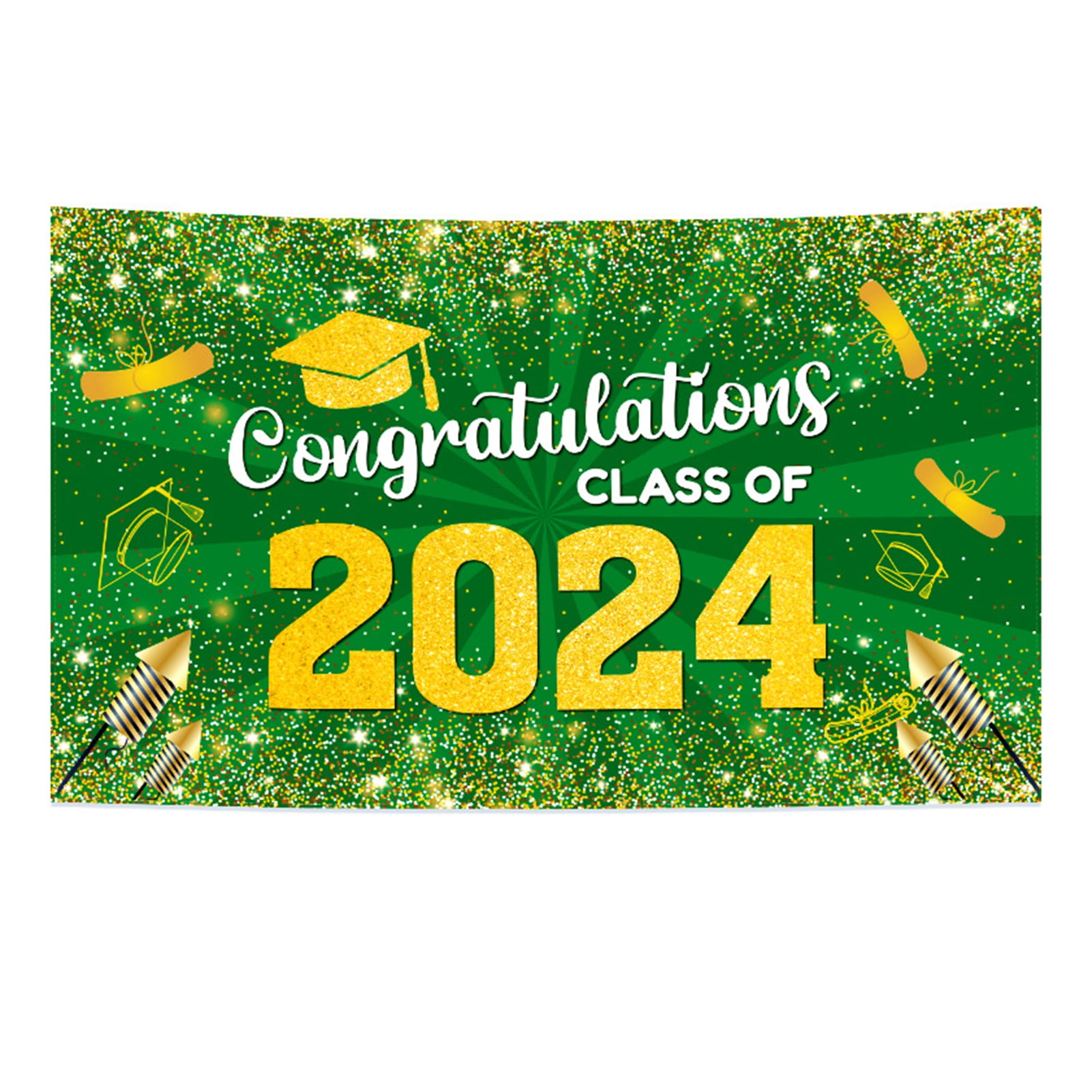 rygai 2024 Happy Graduation Banner Backdrop Graduation Season ...
