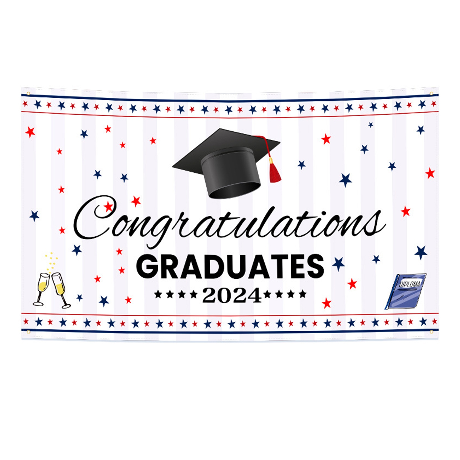 rygai 2024 Happy Graduation Banner Backdrop Graduation Season ...