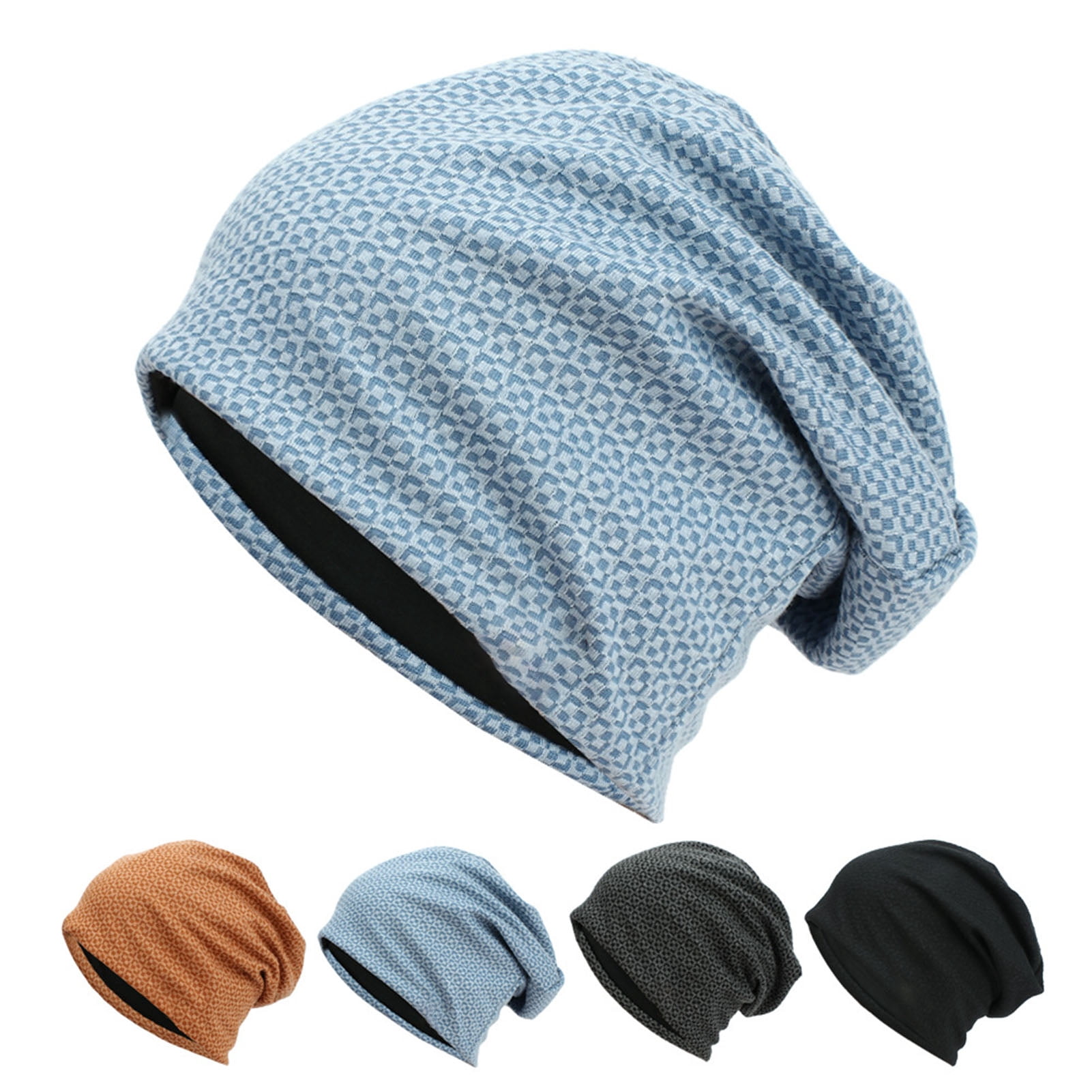 rygai Beanie Hat Slouchy Good Stretchy Comfortable Touch Loose Quick ...