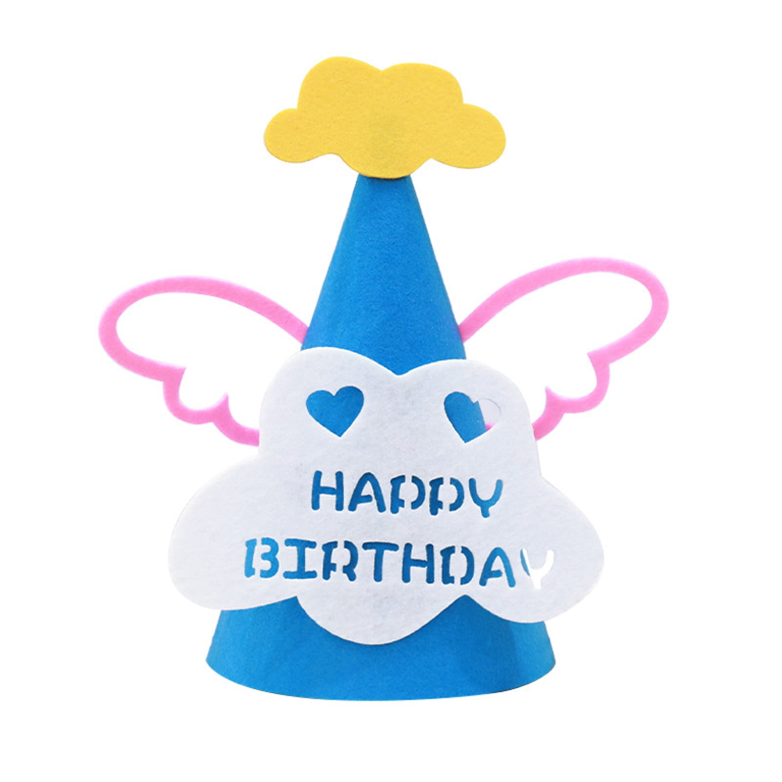 rygai Birthday Hat 3D Decor Celebrate High Elasticity Fun Celebration ...