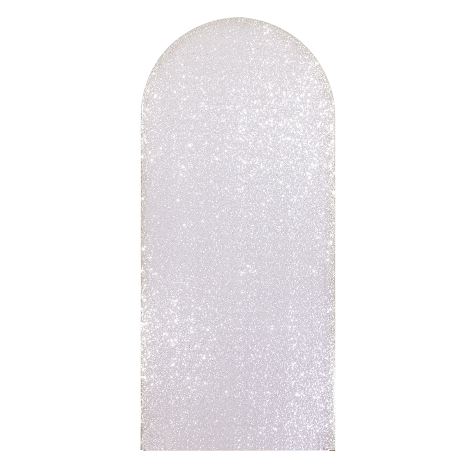 rygai Sequin Wedding Arch Stand Cover Glitter Arch Backdrop Cover Round ...