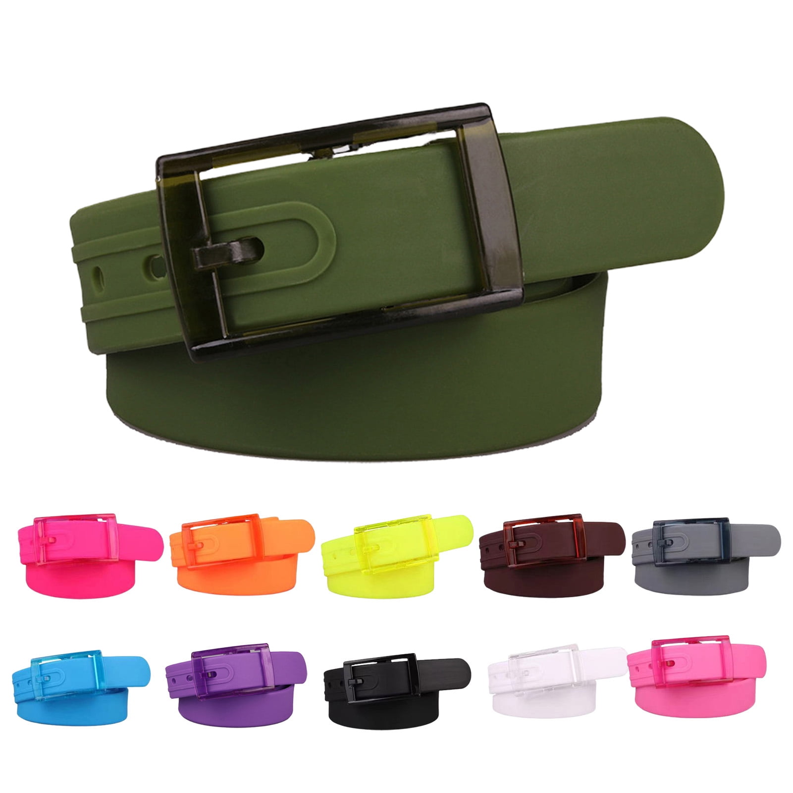 rygai Waist Belt Adjustable Perfume Smell No Metal Prepunched Pin ...