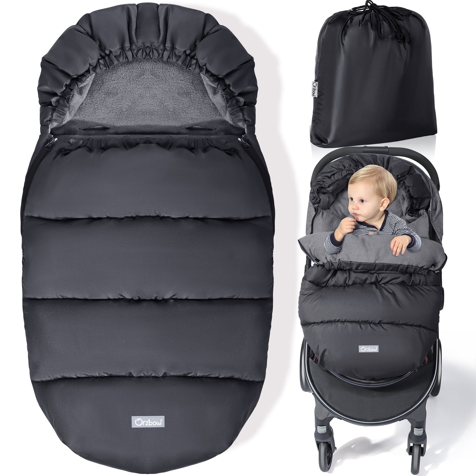 Orzbow Universal Footmuff for Stroller, Winter Warm Baby Stroller ...