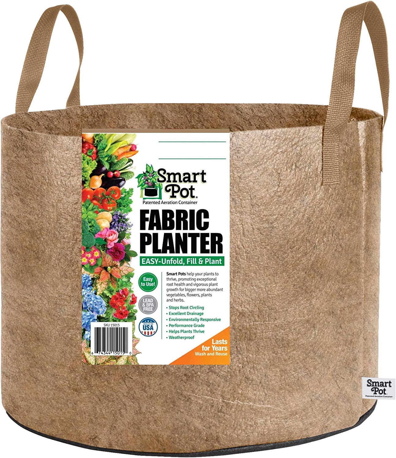 s 20-Gallon Soft-Sided Container, Tan with Strap handles - Walmart.com