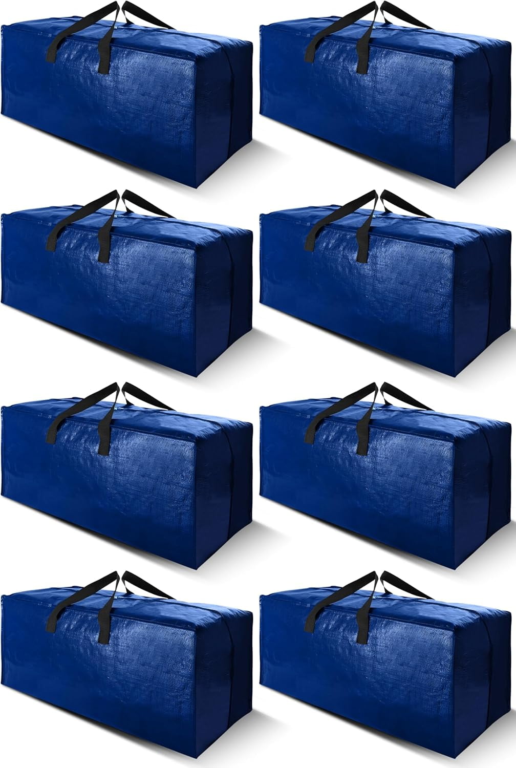 s 8 Pack Heavy Duty Extra Large Moving Bags with Backpack Straps ...