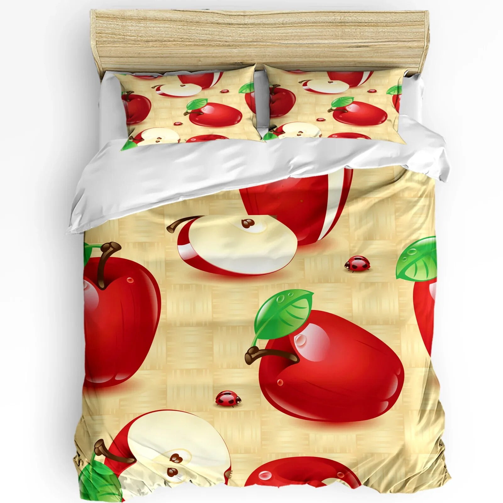 s Bedding Set For Bedroom Bed Home with Dotted Wings Swirls and Curves Abs Duvet Cover Quilt ...