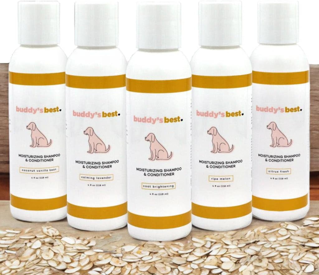 ’s Best 4oz Variety Pack Dog Shampoo and Conditioner with Shea Butter ...