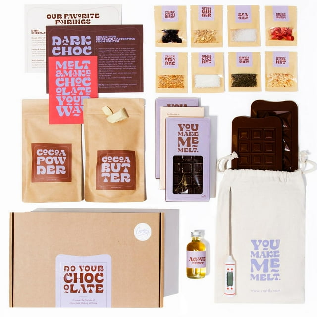 's Chocolate Making Kit: Create Delicious, Natural Chocolate at Home ...
