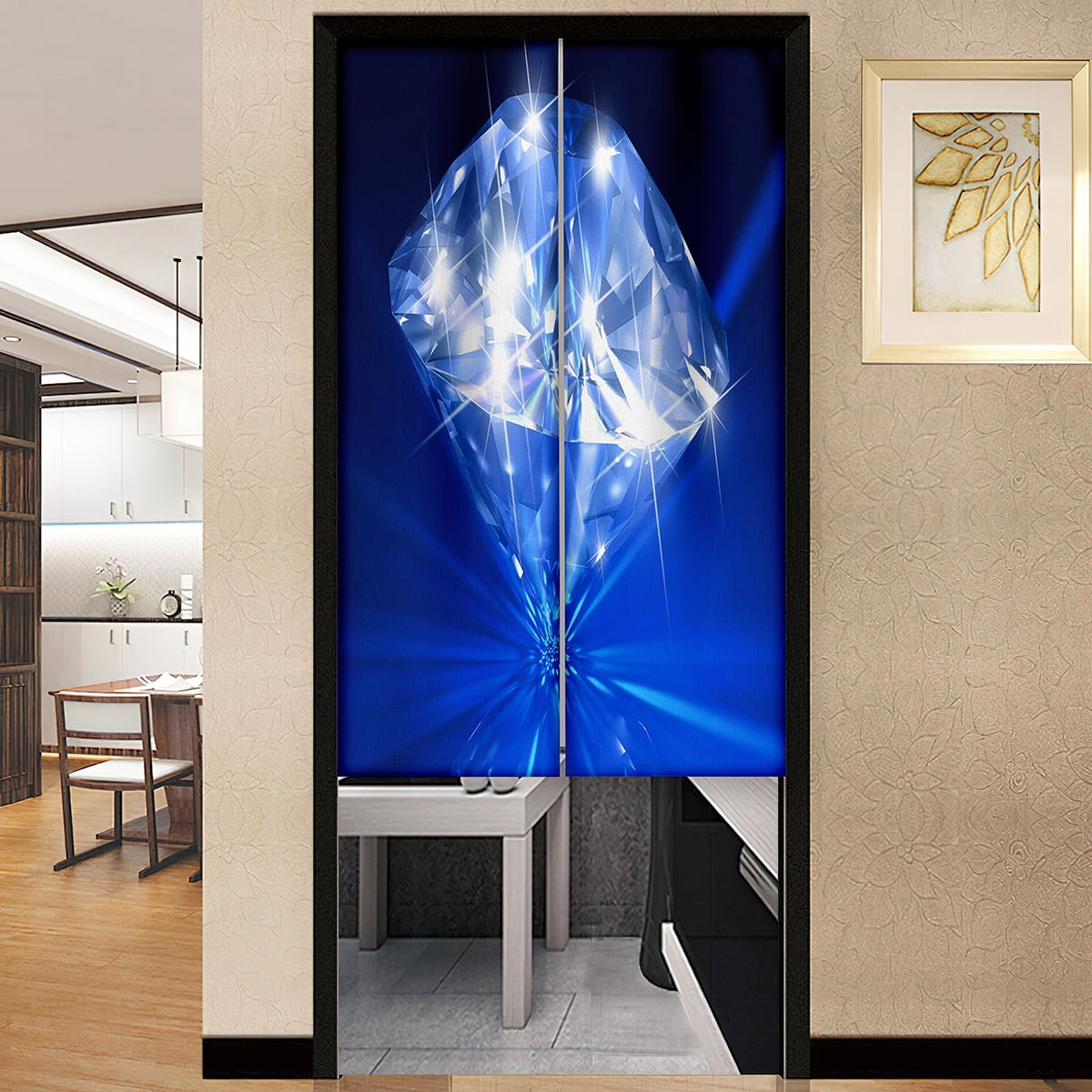 s Light Shine Door Curtains Bedroom Kitchen Living Room Partition Home ...