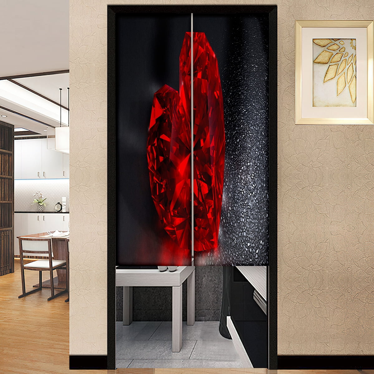 s Light Shine Door Curtains Bedroom Kitchen Living Room Partition Home ...