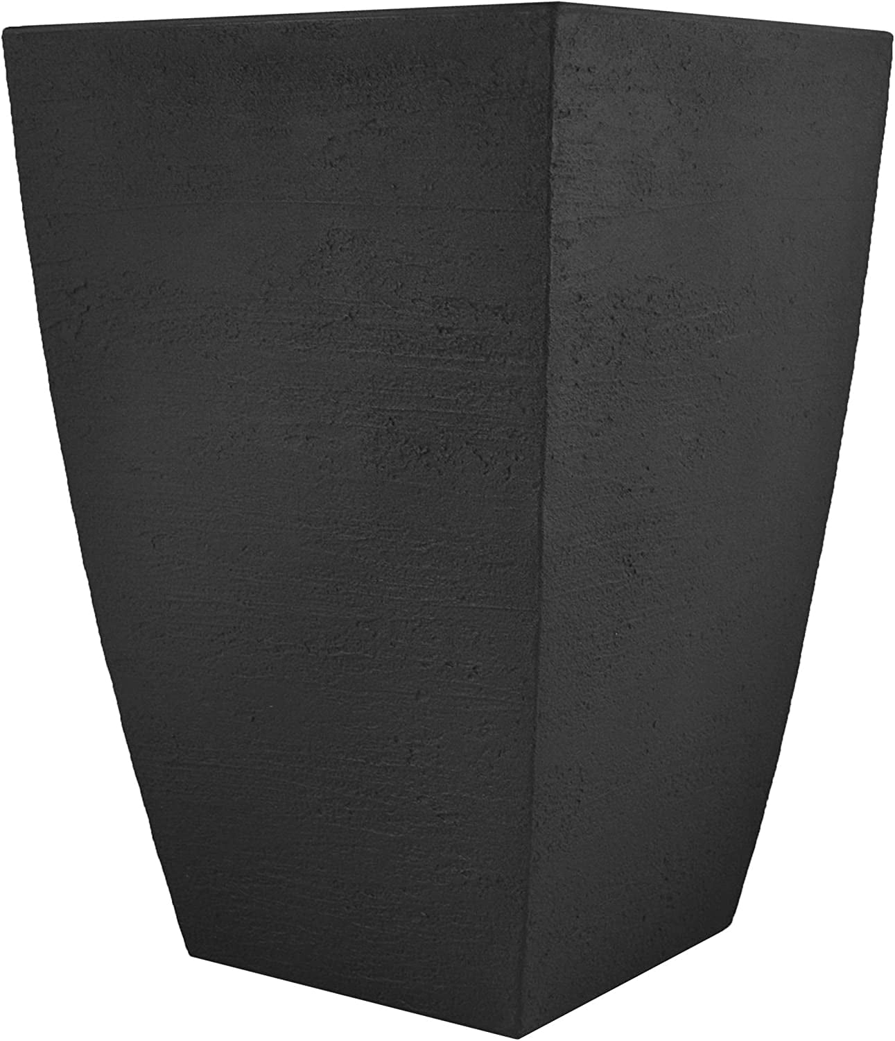 s MSQT23BK Modern Square Garden Planter, 23-Inch, Black - Walmart.com