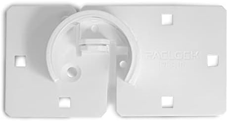 s PL810 Hockey-Puck Padlock Hasp Series, White Powder Coated Over Zinc ...