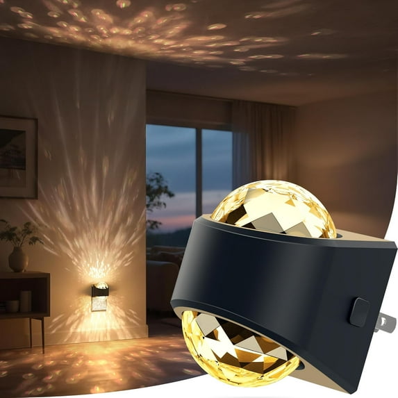 s Plug into Wall, LED Projector , Soft White for Bedroom, Dimmable ...
