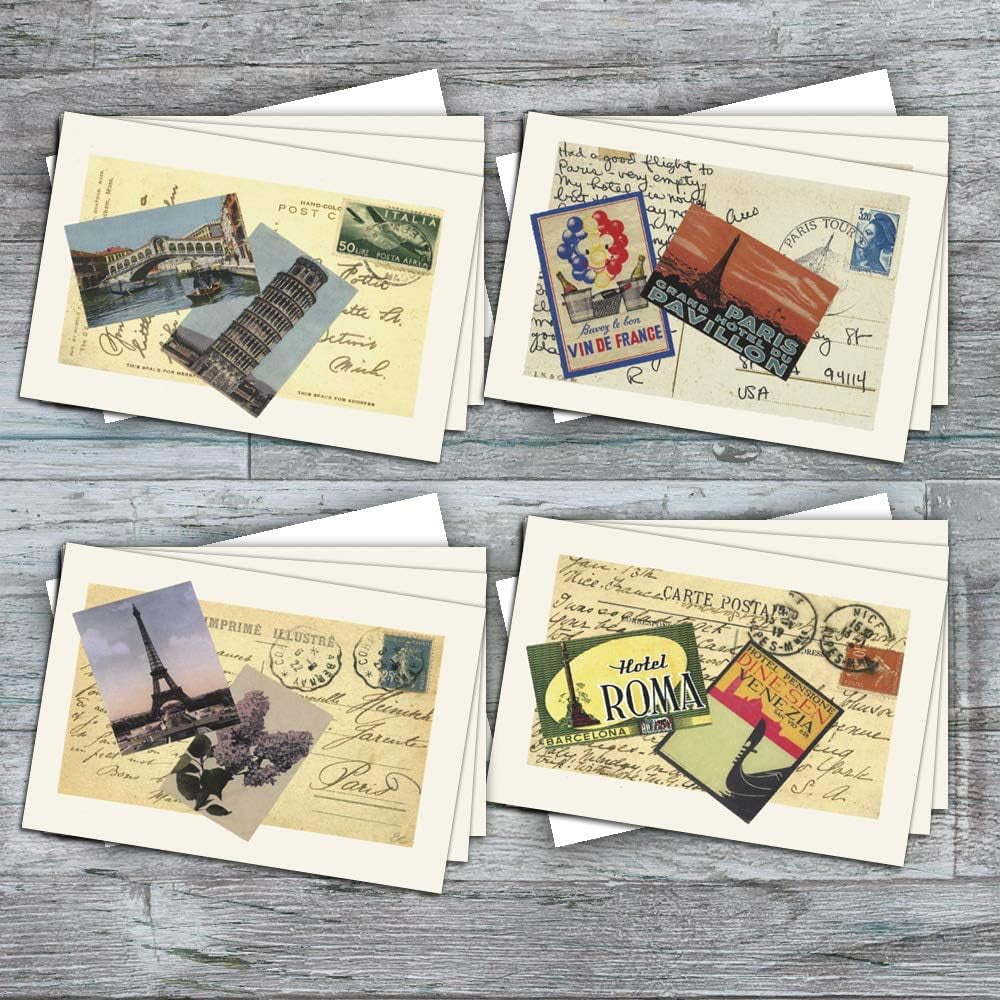 s Roma Post Cards All-Occasion Blank Note Greeting Cards | 12 Pack ...