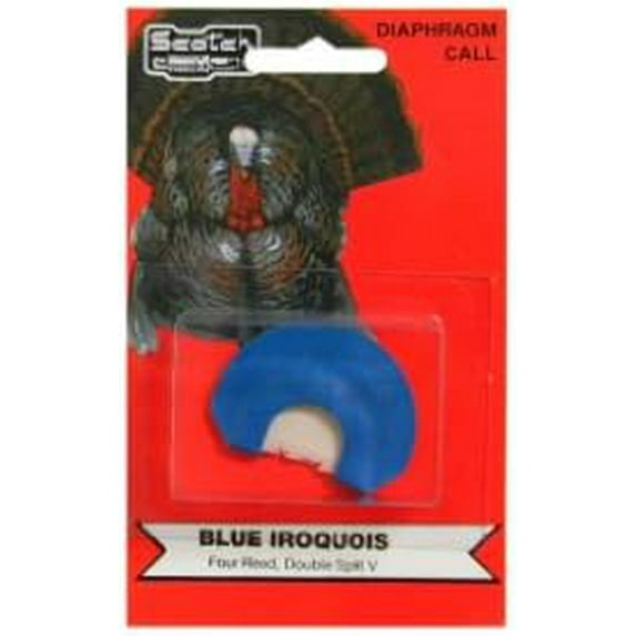 s Scotch The Iriquois Blue Four Reed Double Split-V Turkey Diaphragm Mouth Call$$Other - Walmart.com