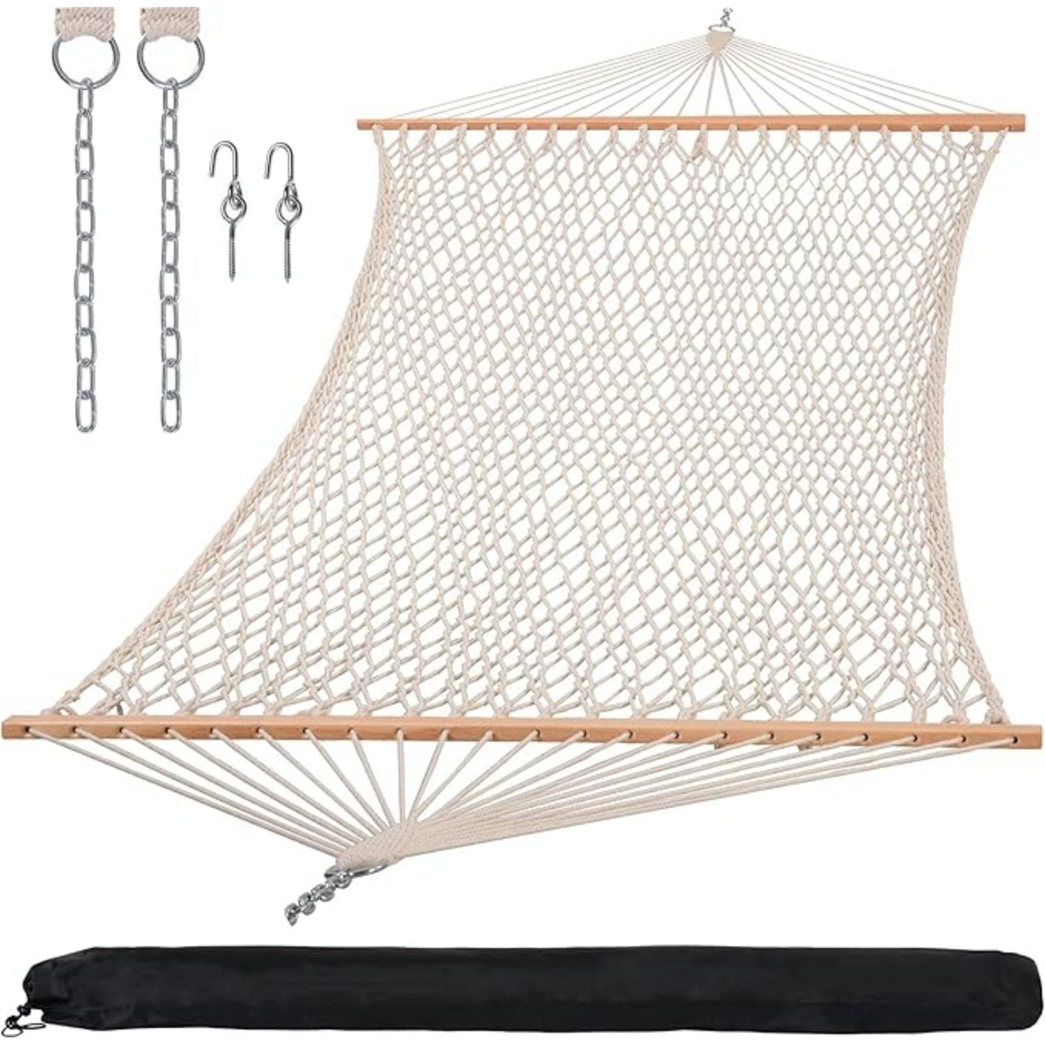 s Traditional Rope Double with Hardwood Spreader Bar and Carrying Bag ...